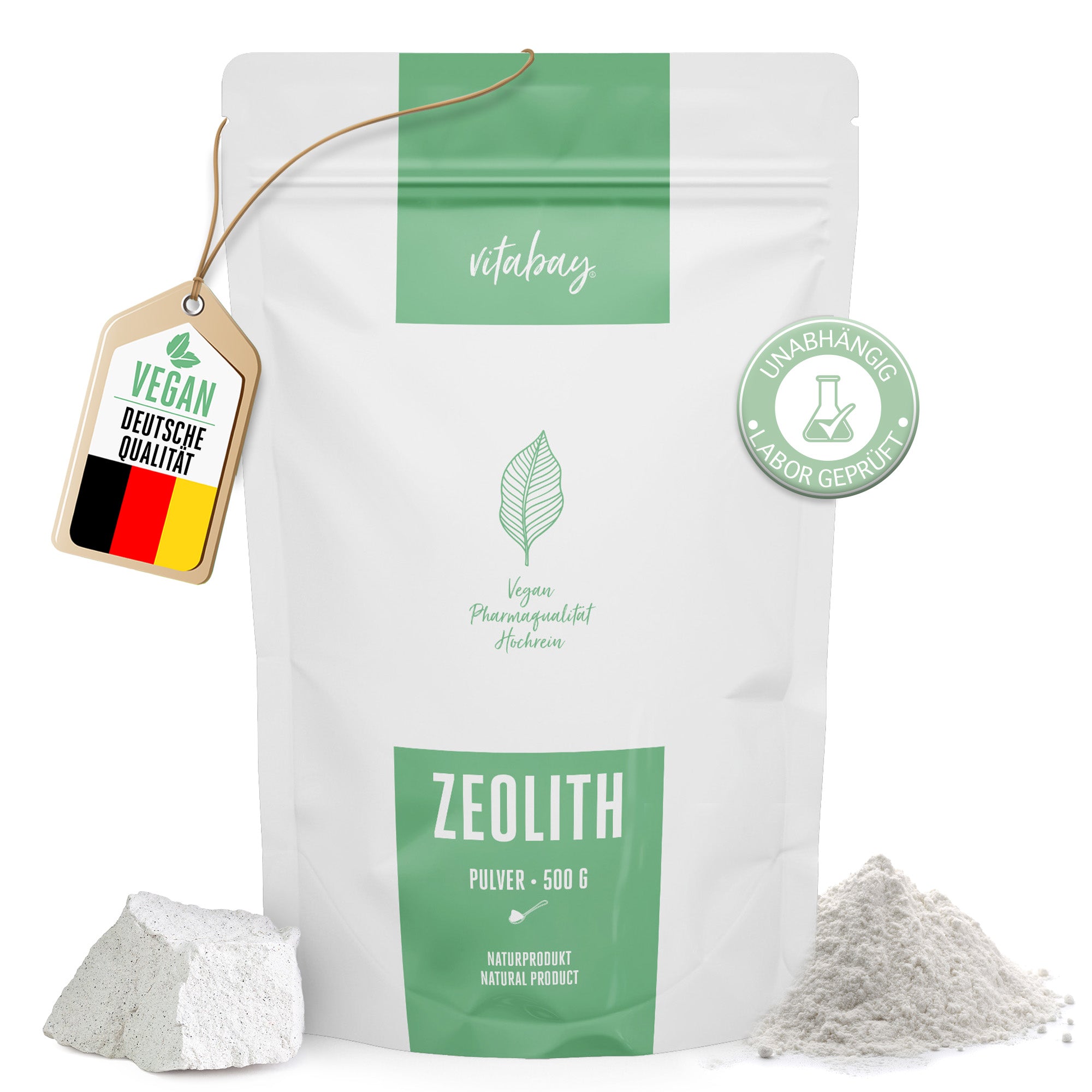 Zeolith Pulver - 500 g – Vitabay